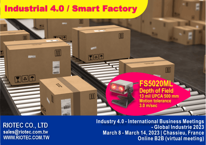 In Industry 4.0, RIOTEC image-based barcode scanner help warehouse ...